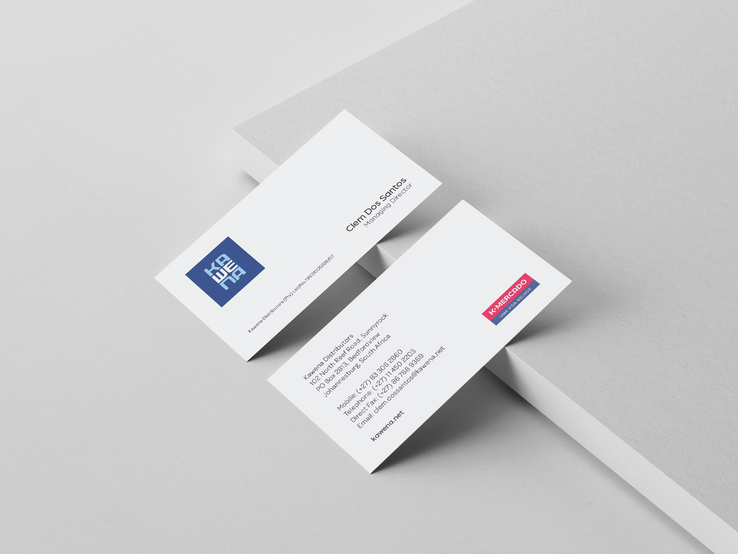 Stationery Design for Kawena Distributors
