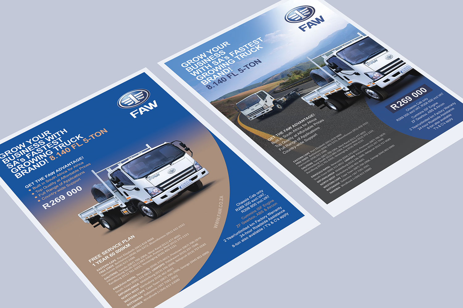 Magazine Advert for heavy duty vehicle manufacturing company